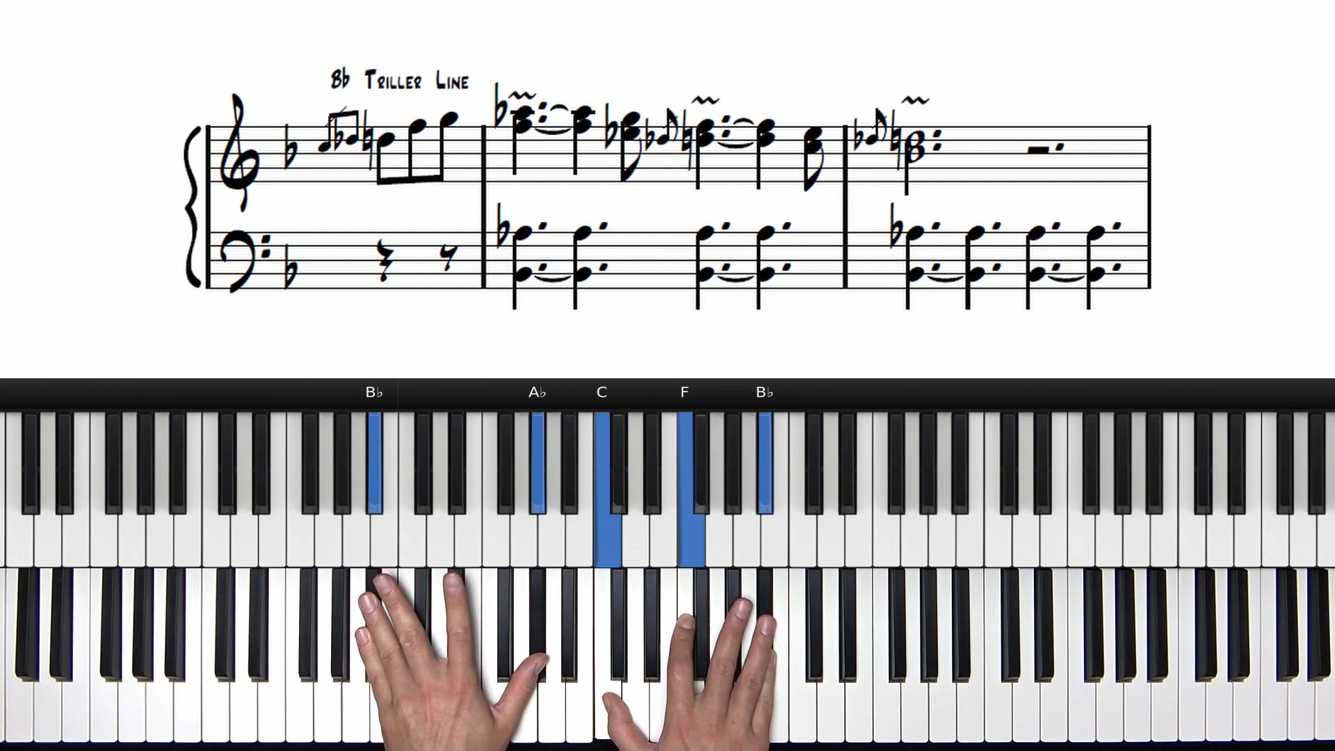 3rd Intervals Licks & Riffs | Slow Blues Piano Course For Beginners