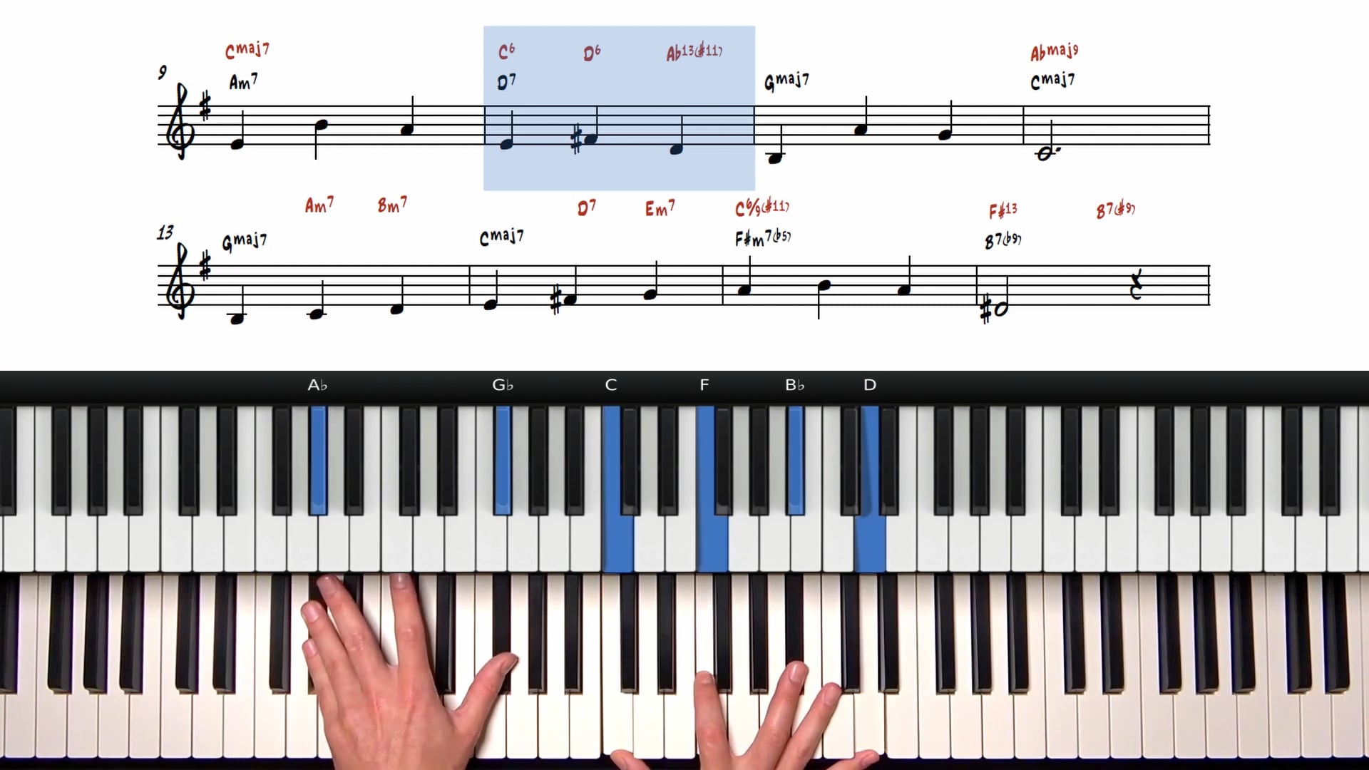 My Favorite Things Bill Evans Tutorial | Chord Voicings & Transcription