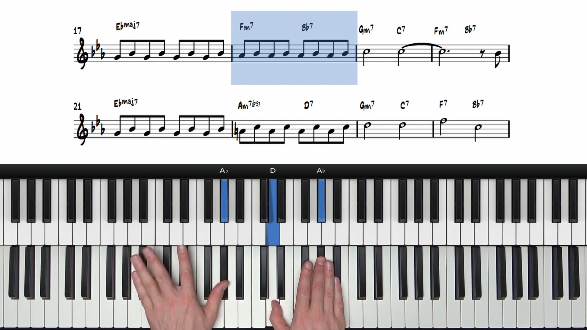 Mastering the B Section of "Over the Rainbow" - Jazz Piano Lesson